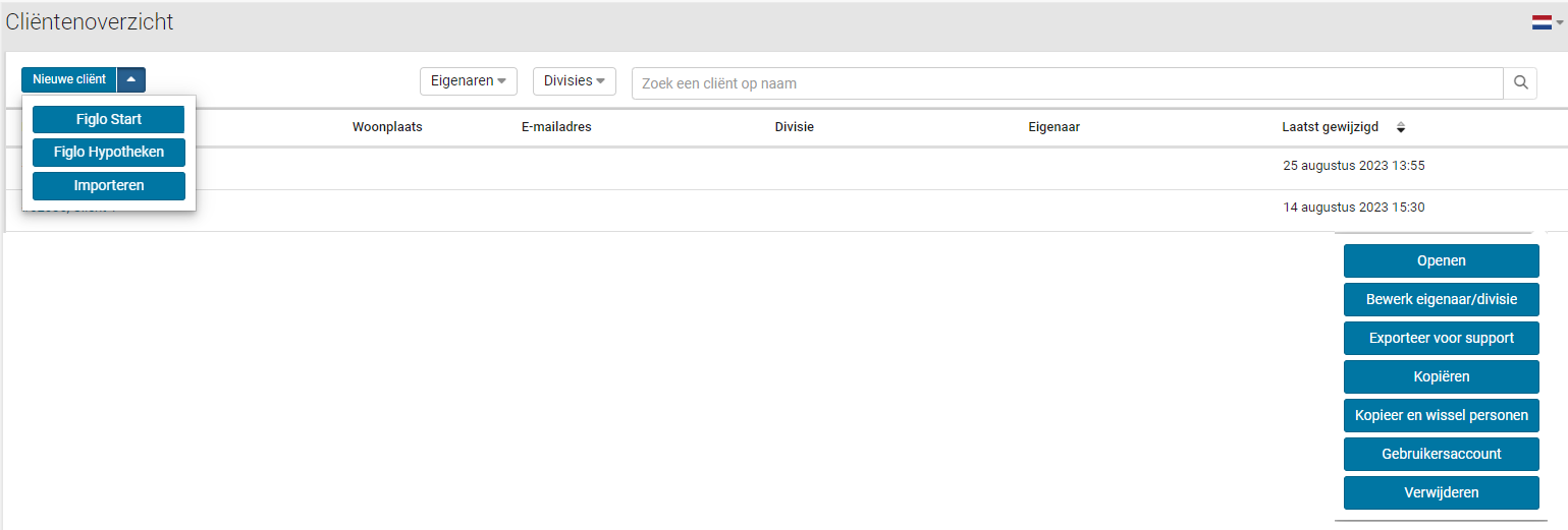 Versie 16 - Hoe werkt het Cliëntenoverzicht van Figlo Start? – Figlo ...